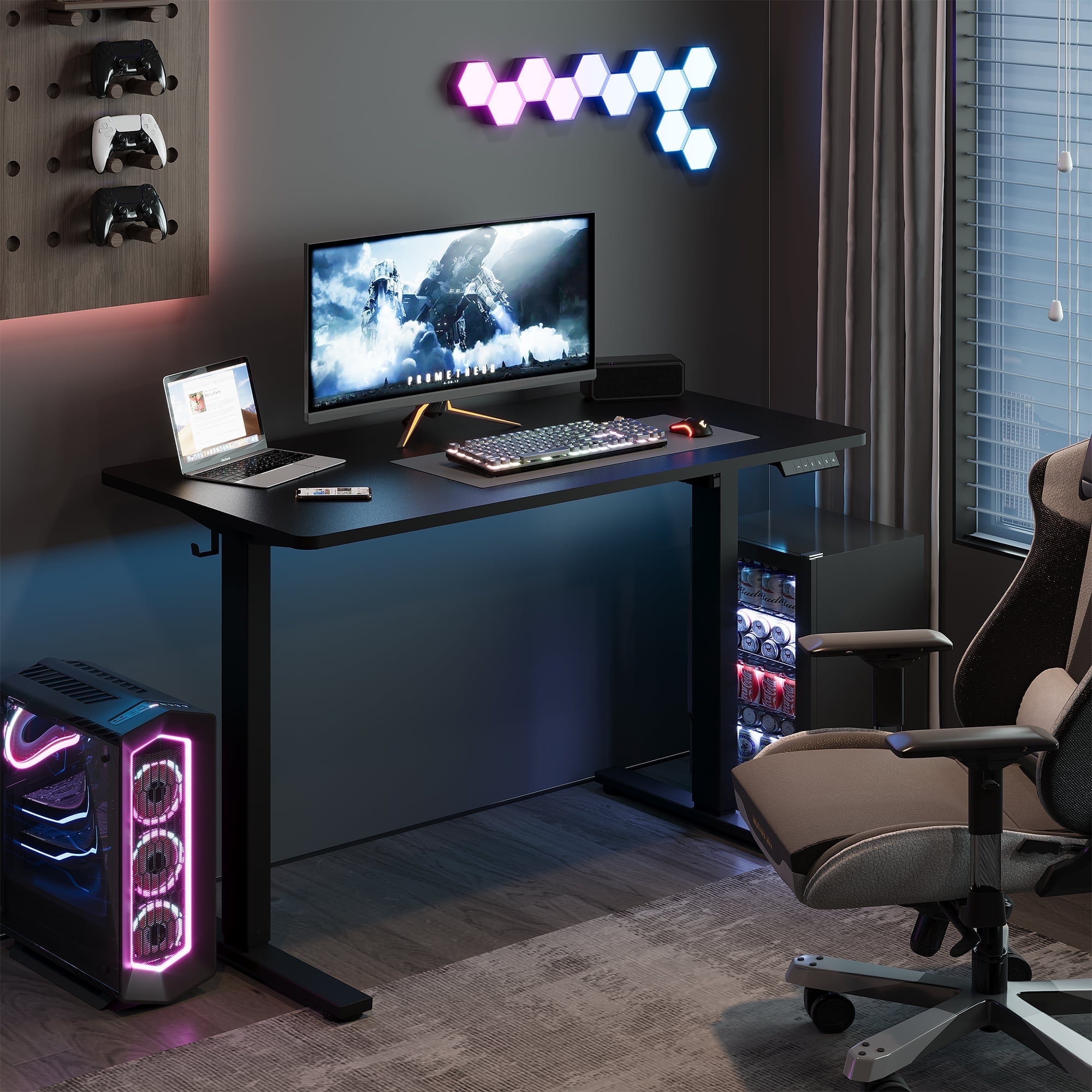 "ACTIVESIT 48""x30"" Electric Adjustable Home Office Standing Desk ...