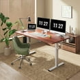 "ACTIVESIT Ergonomic Electric Height Adjustable 55""x28"" Home Office ...