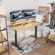 Ktaxon Work Bedroom PC Laptop Desk, Adult Dorm Desktop with 3 Drawers ...