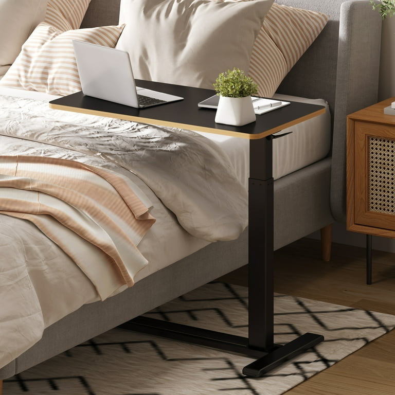 Bed with side desk store