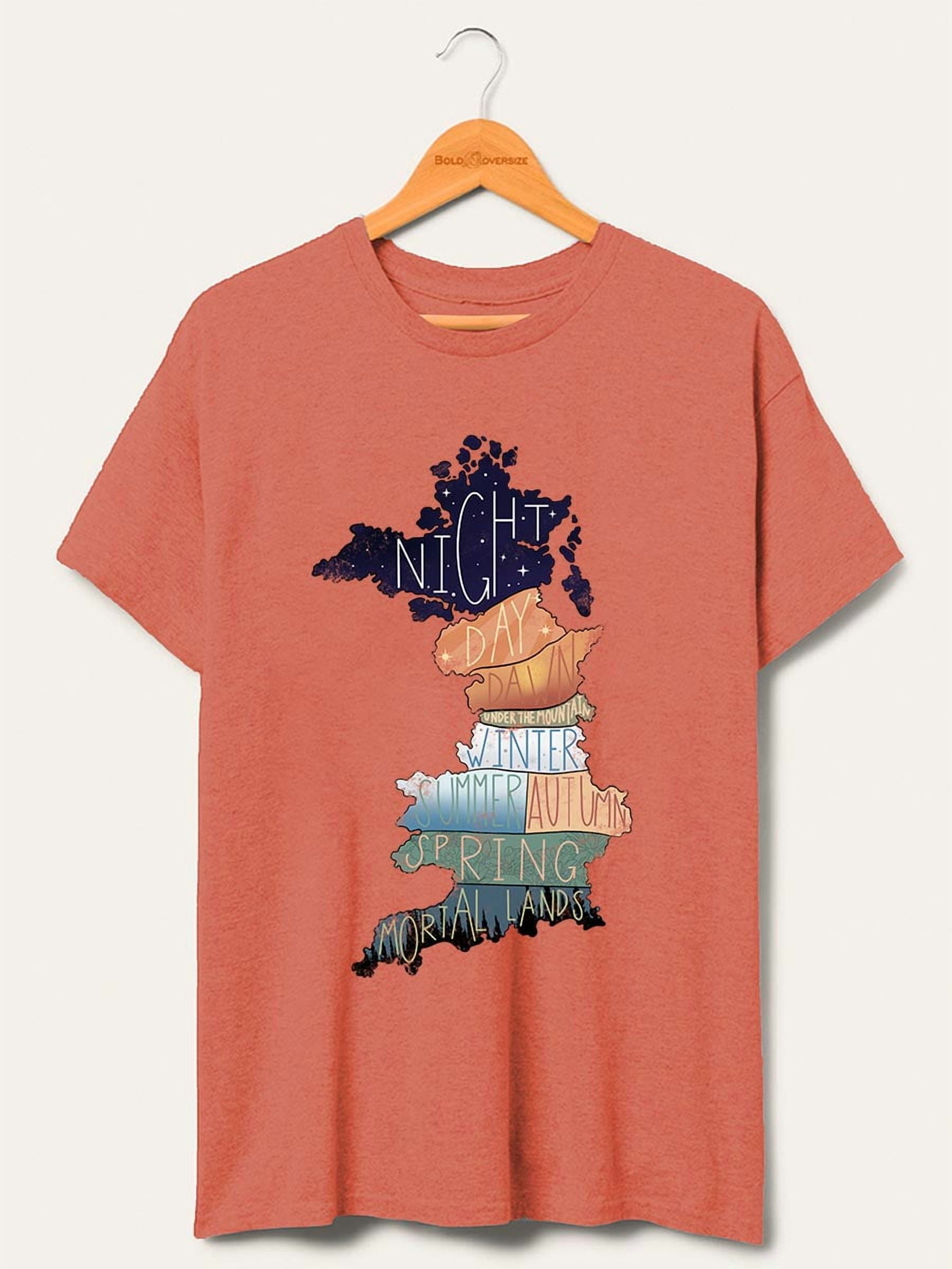 ACTOAR Prtyhian Map Tee - Walmart.com