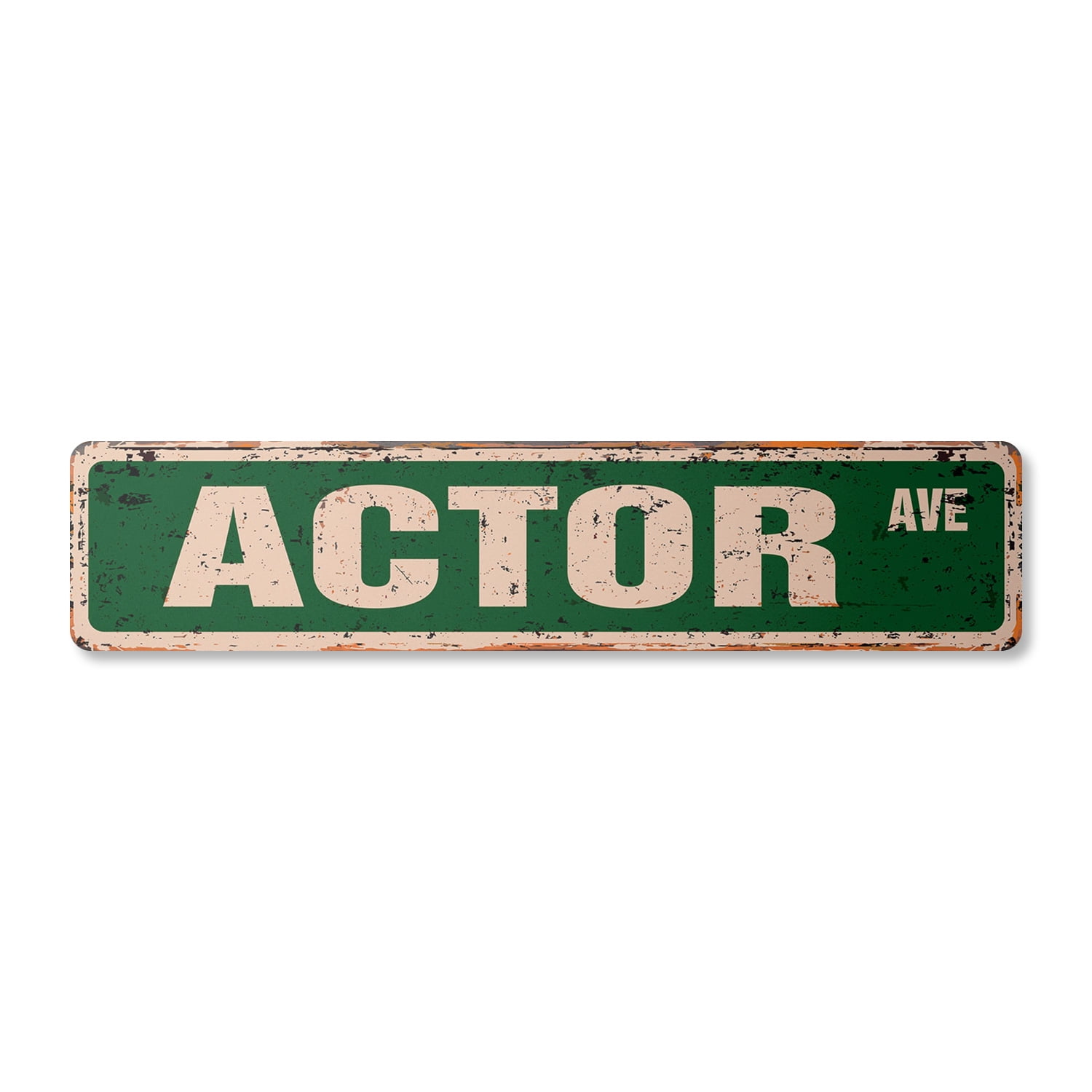 ACTOR Vintage Plastic Street Sign acting movies theater star actress ...