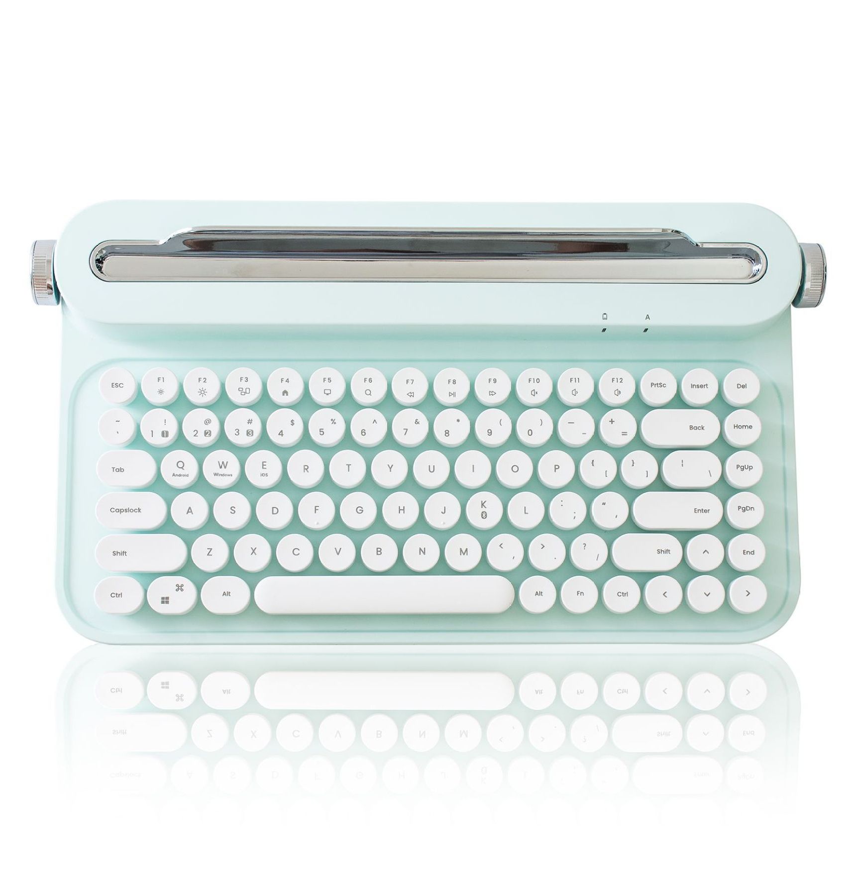 ACTTO B305 Wireless Typewriter Keyboard, Bluetooth Aesthetic Keyboard ...