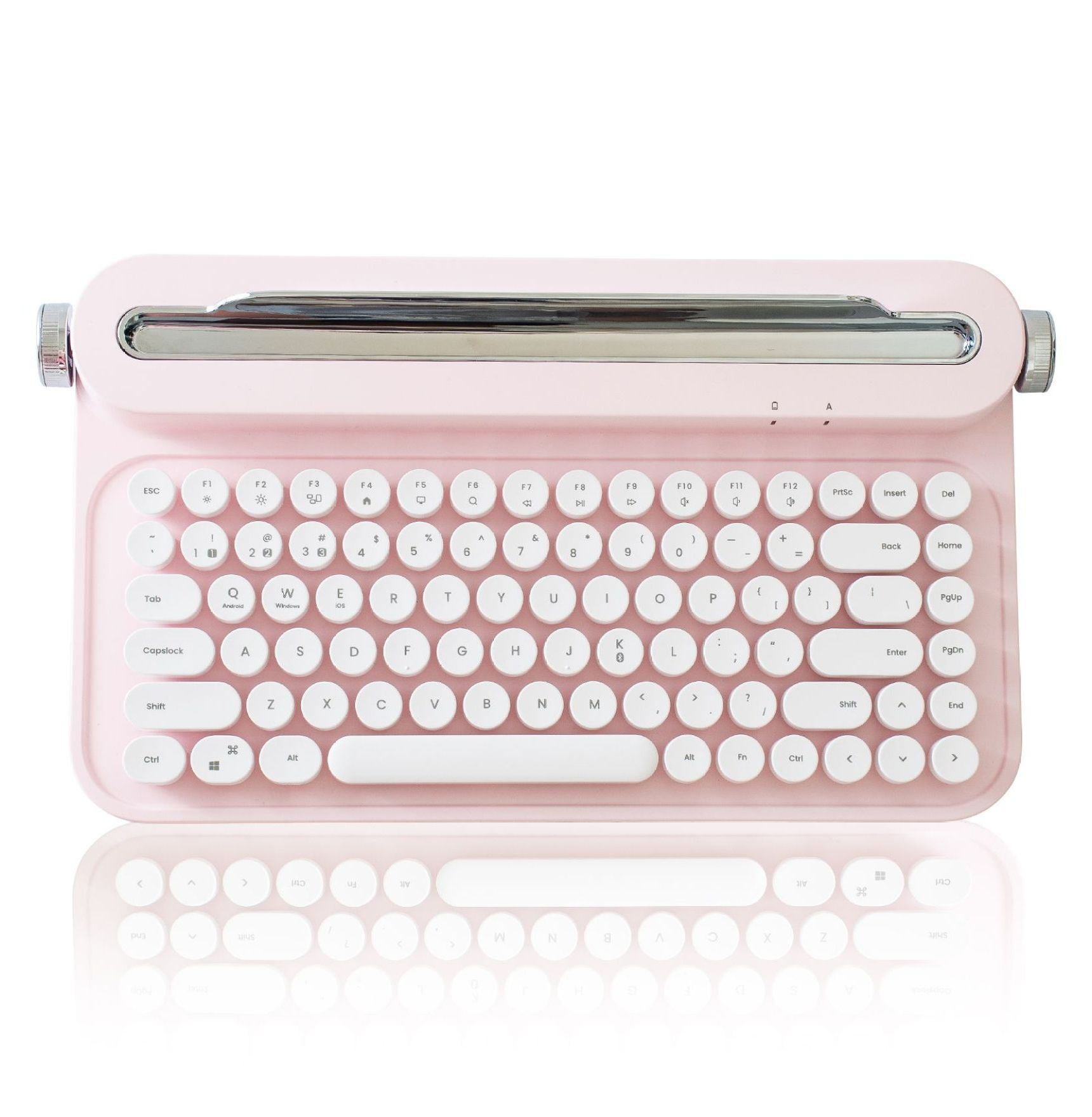 ACTTO B305 Wireless Typewriter Keyboard, Bluetooth Aesthetic Keyboard ...