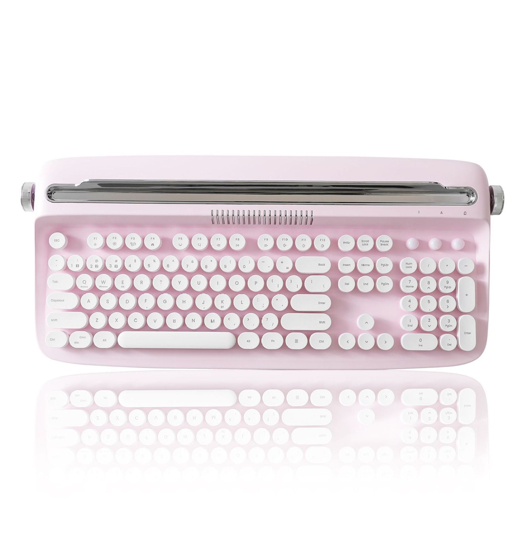 ACTTO B503 Wireless Typewriter Keyboard, Bluetooth Aesthetic Keyboard ...