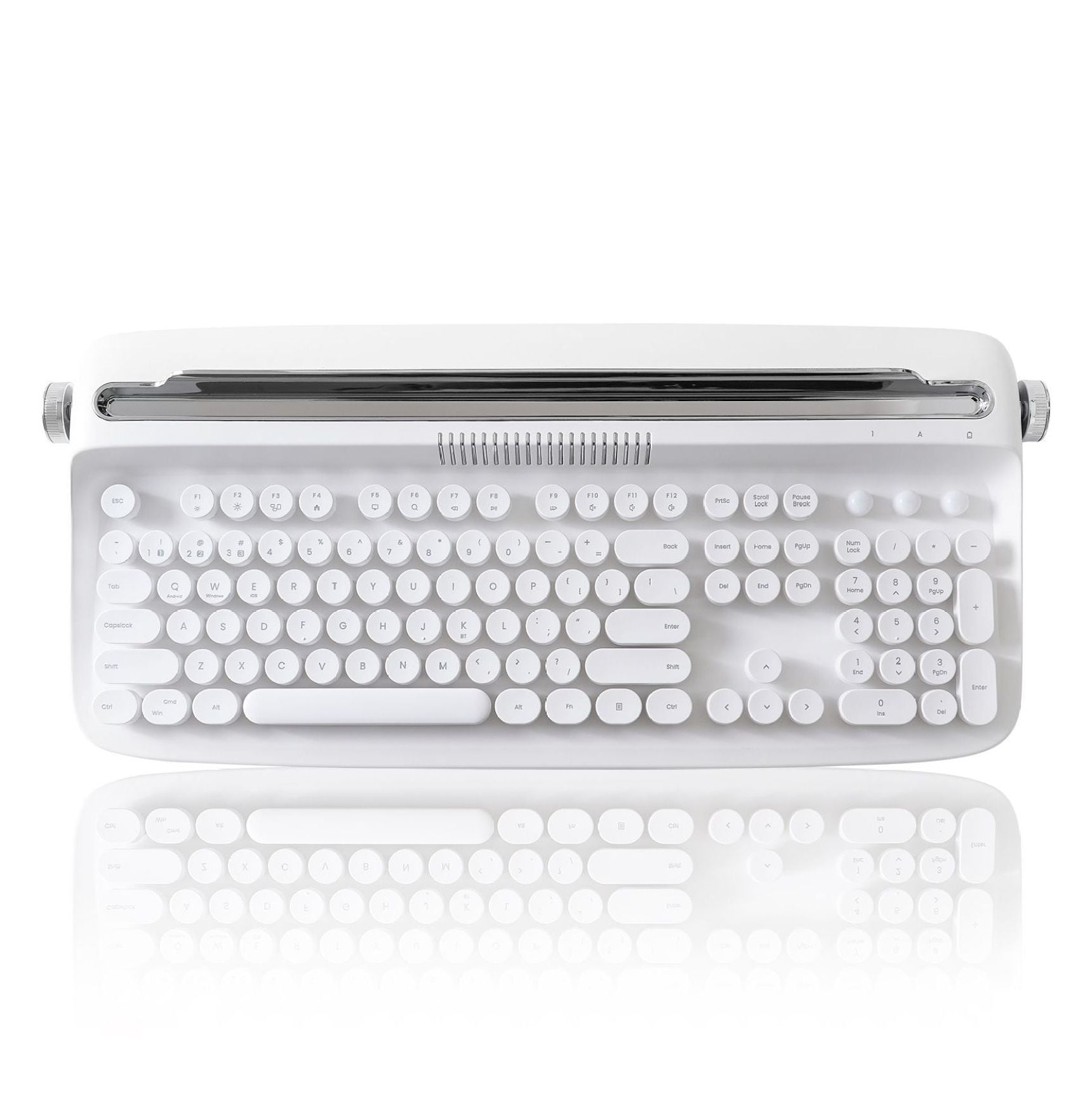 ACTTO B503 Wireless Typewriter Keyboard, Bluetooth Aesthetic Keyboard ...