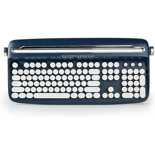 ACTTO B503 Wireless Typewriter Keyboard, Retro Bluetooth Aesthetic ...