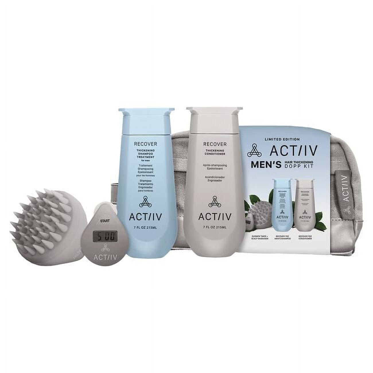 ACTiiV Hair Science Men's Recover Hair Thickening Dopp Kit - Walmart.com