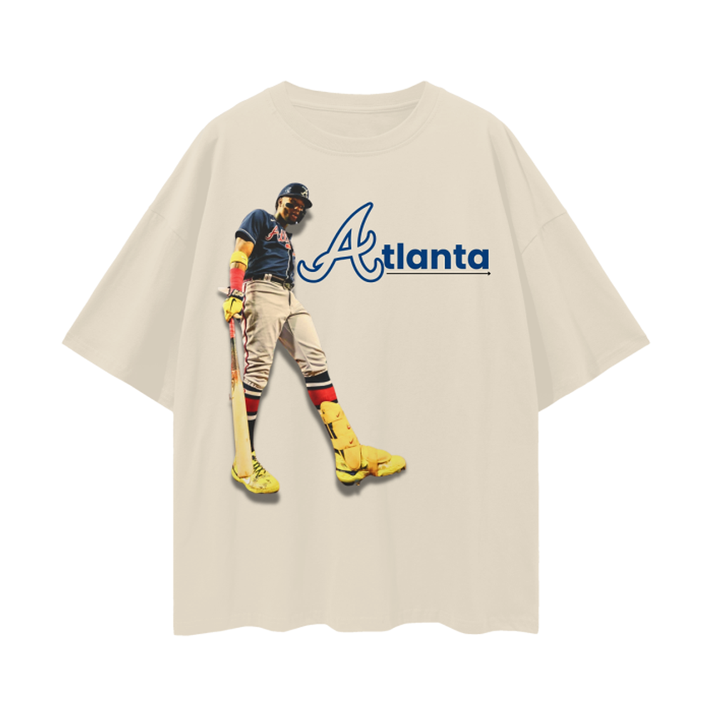ACUÑA BRAVES ANGLE TEE, vintage football bootleg shirt, football fan ...