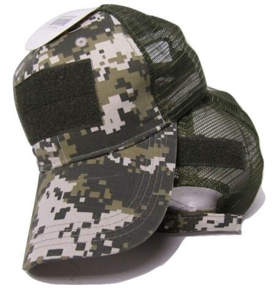 ACU Camo Digital Mesh Operator Operators Tactical Cap Hat Patch ...