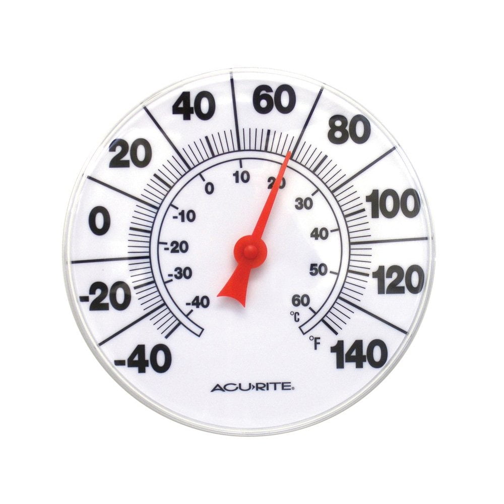 ACU-rite 00353casb Thermometer, 8", White (Pack of 6) - Walmart.com