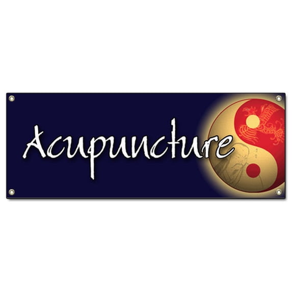 ACUPUNCTURE BANNER SIGN acupuncturist needles pen signs - Walmart.com