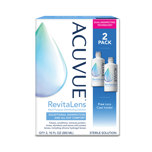 ACUVUE RevitaLens Hydrating Contact Lens Liquid, Multi-Purpose ...