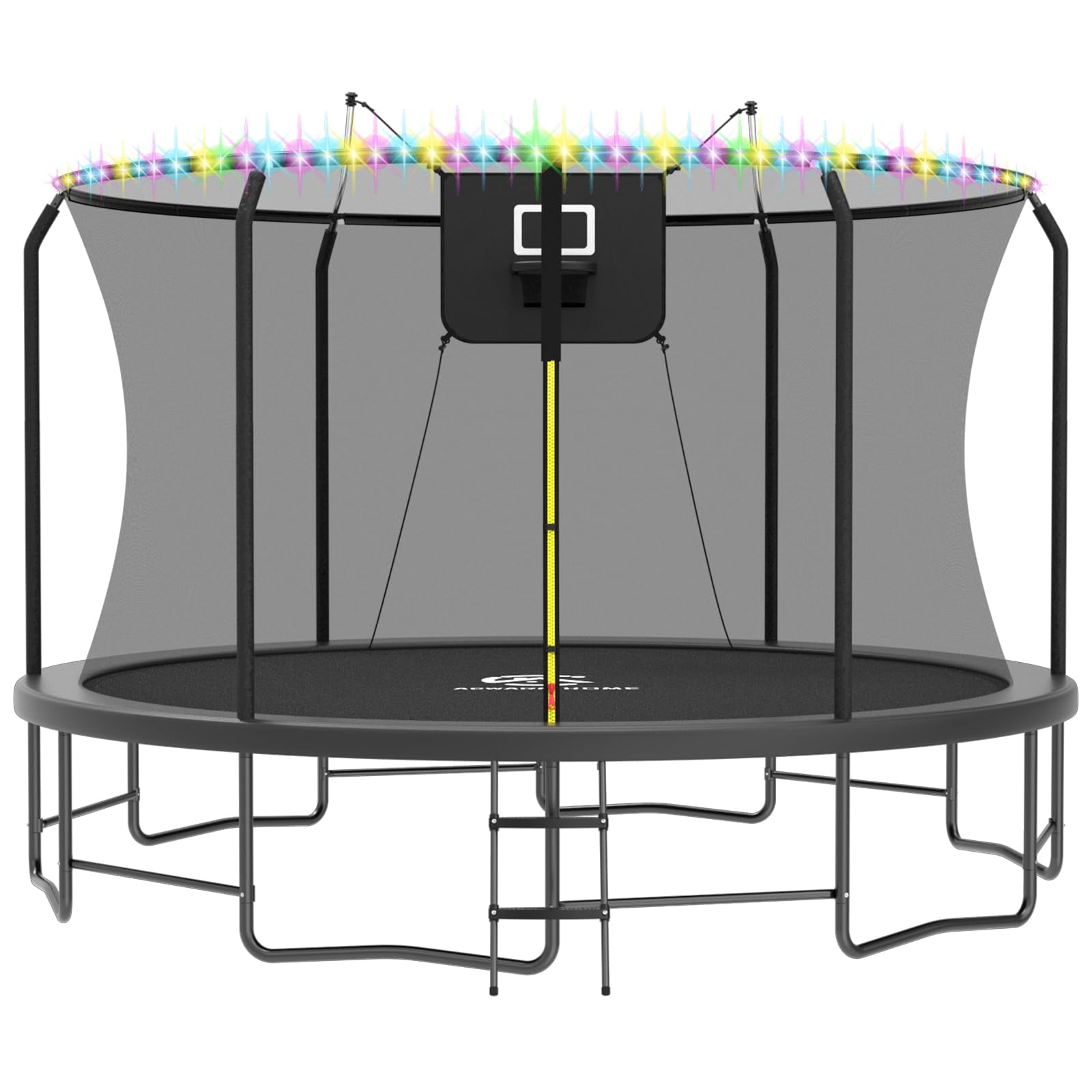 ACWARM HOME 2025 NewTrampoline 16FT Premium Black Trampoline with ...