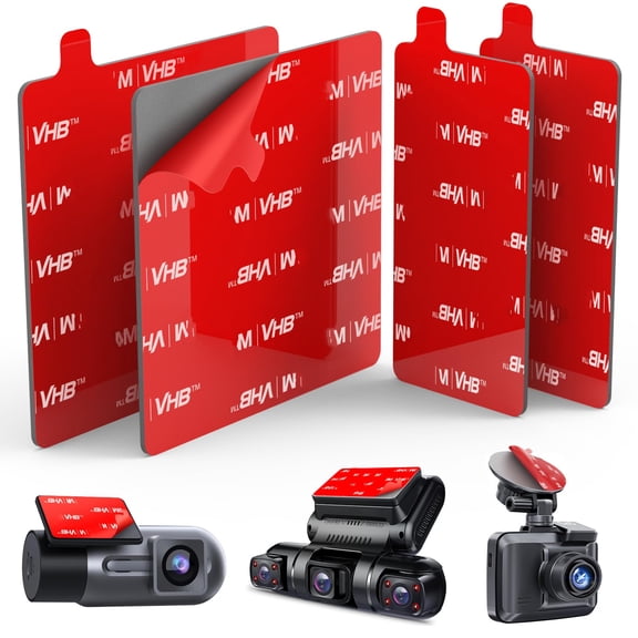 Dash Cam Mounting Accessories and Adhesive Films for Vehicles