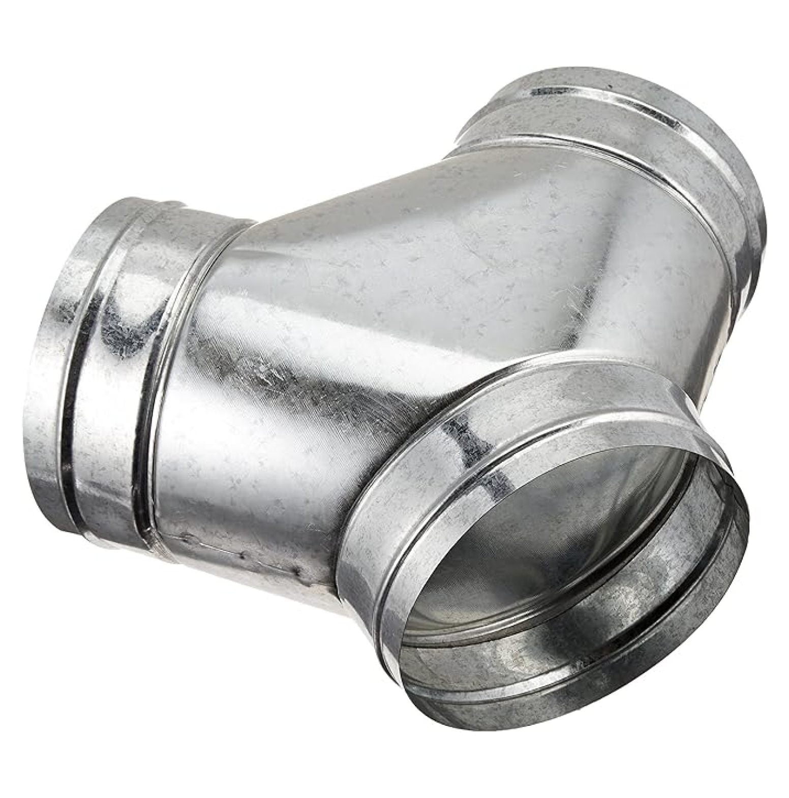 ACY666 6 Inch Y Connector - 3 Way Galvanized Steel Duct Vent Splitter ...