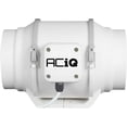 ACiQ 10 Inch Mixed Flow Inline Duct Fan with Damper | Grow Tent Exhaust ...