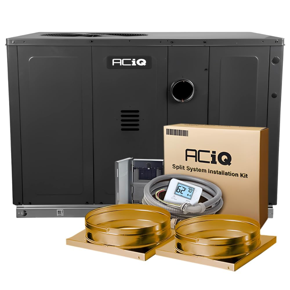 ACiQ 3 Ton 13.4 SEER2 80,000 BTU Gas Package Unit with Install Kit ...