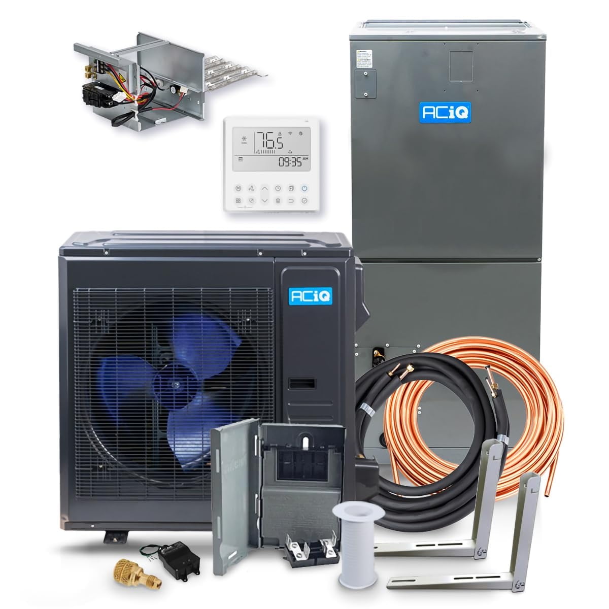 ACiQ 60,000 BTU Standard Unitary Mini Split AC/Heating System | 15kW ...