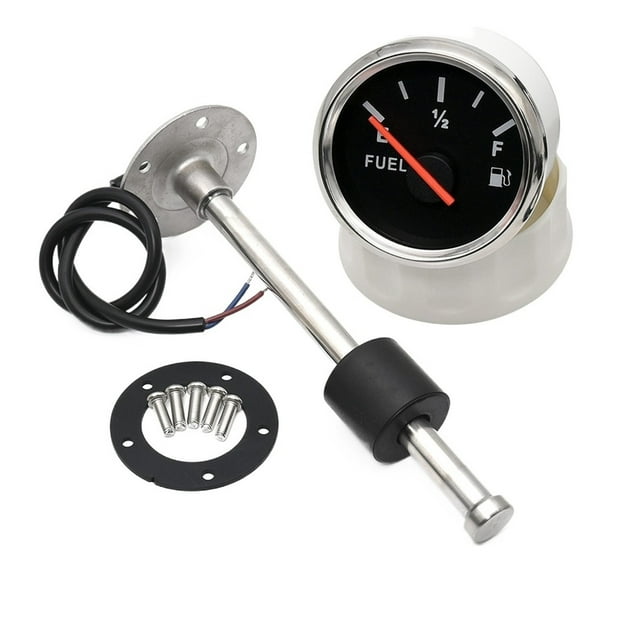 AD 52MM Fuel Level Gauge Oil Tank Level Indicator Meter 0-190 Ohm With ...