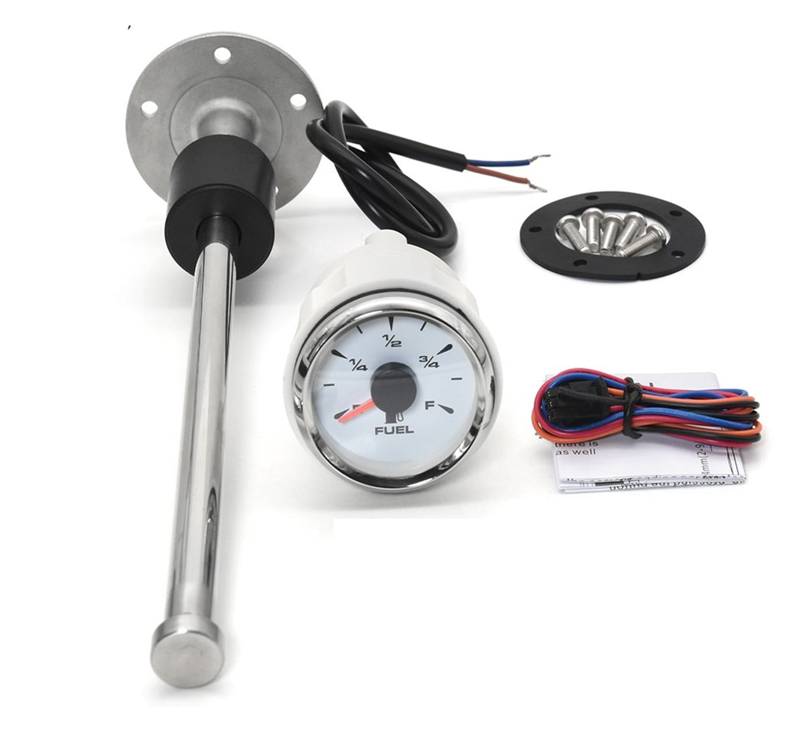 AD 8 Colors Backlight Oil Tank Indication 52mm Fuel Meter With 0-190ohm ...