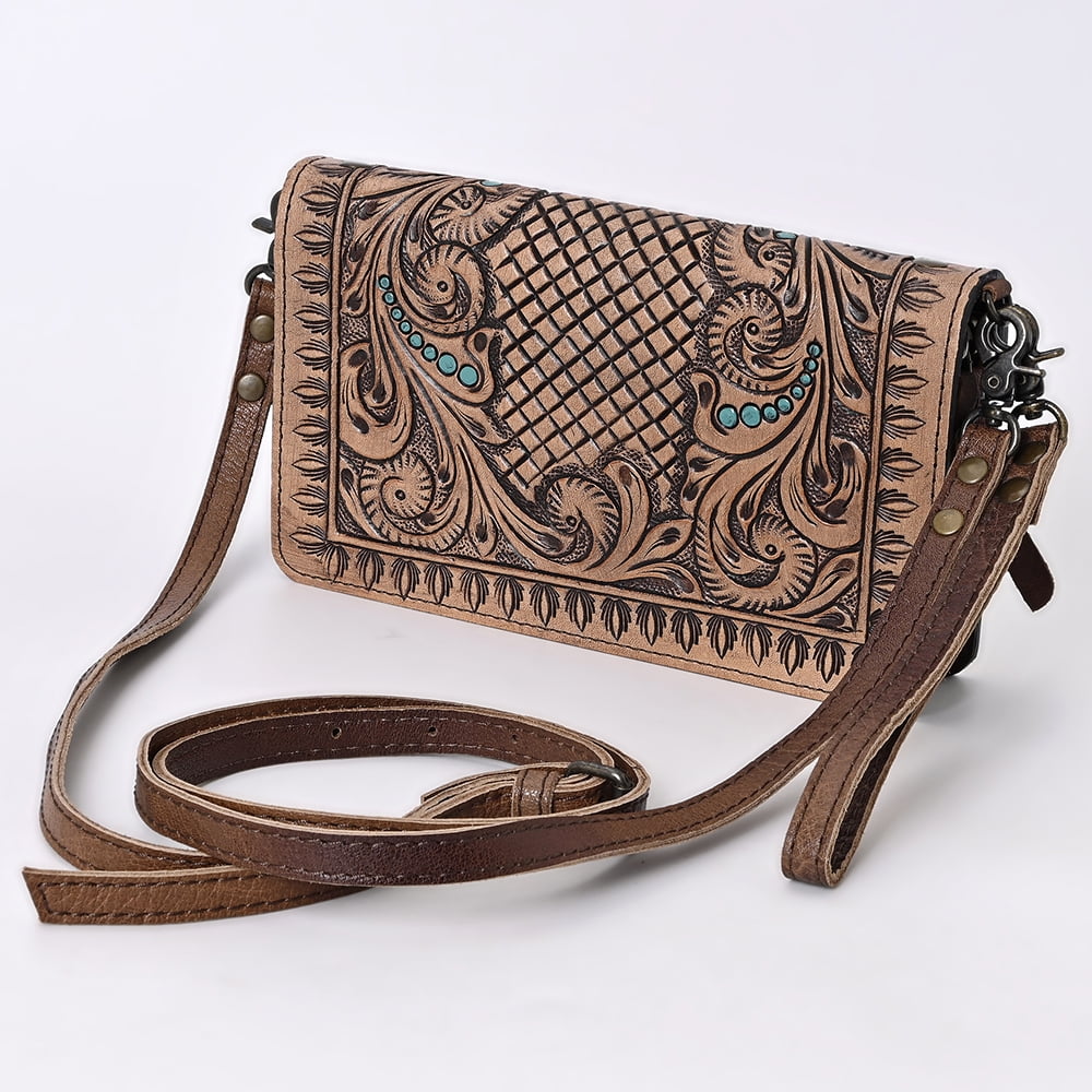 AD ADBG485AG American Darling Hand Tooled Genuine Leather Women Bag ...