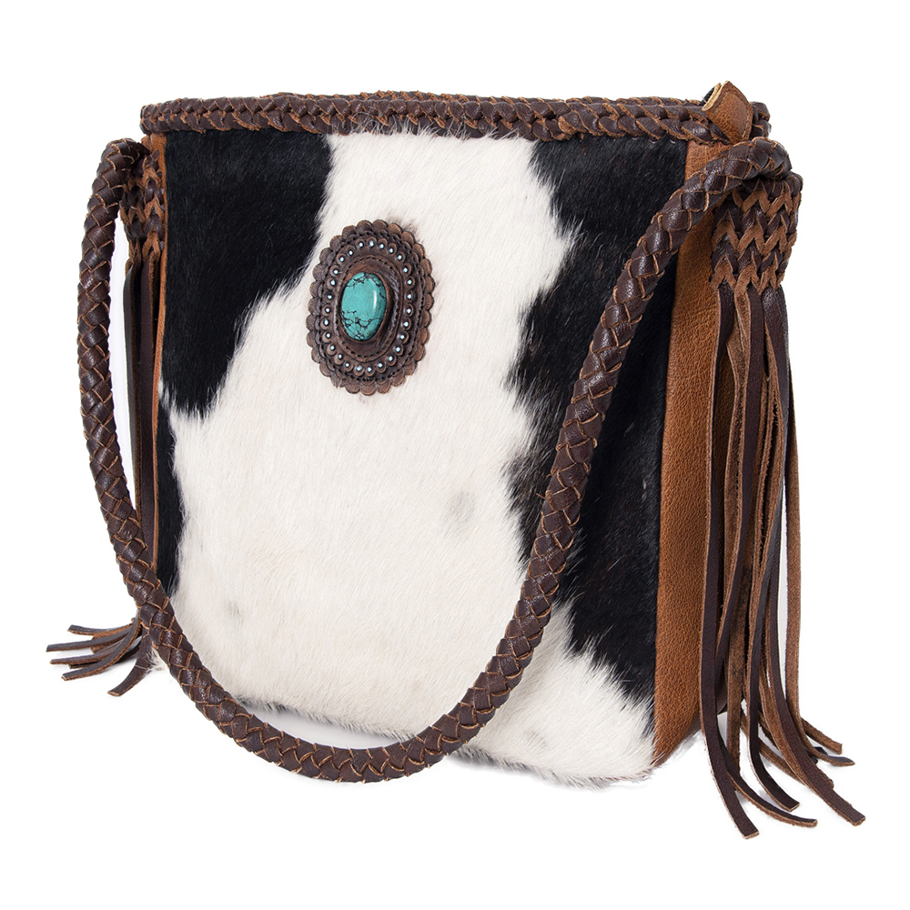 AD American Darling ADBGM318B Tote Hair On Genuine Leather Women Bag ...