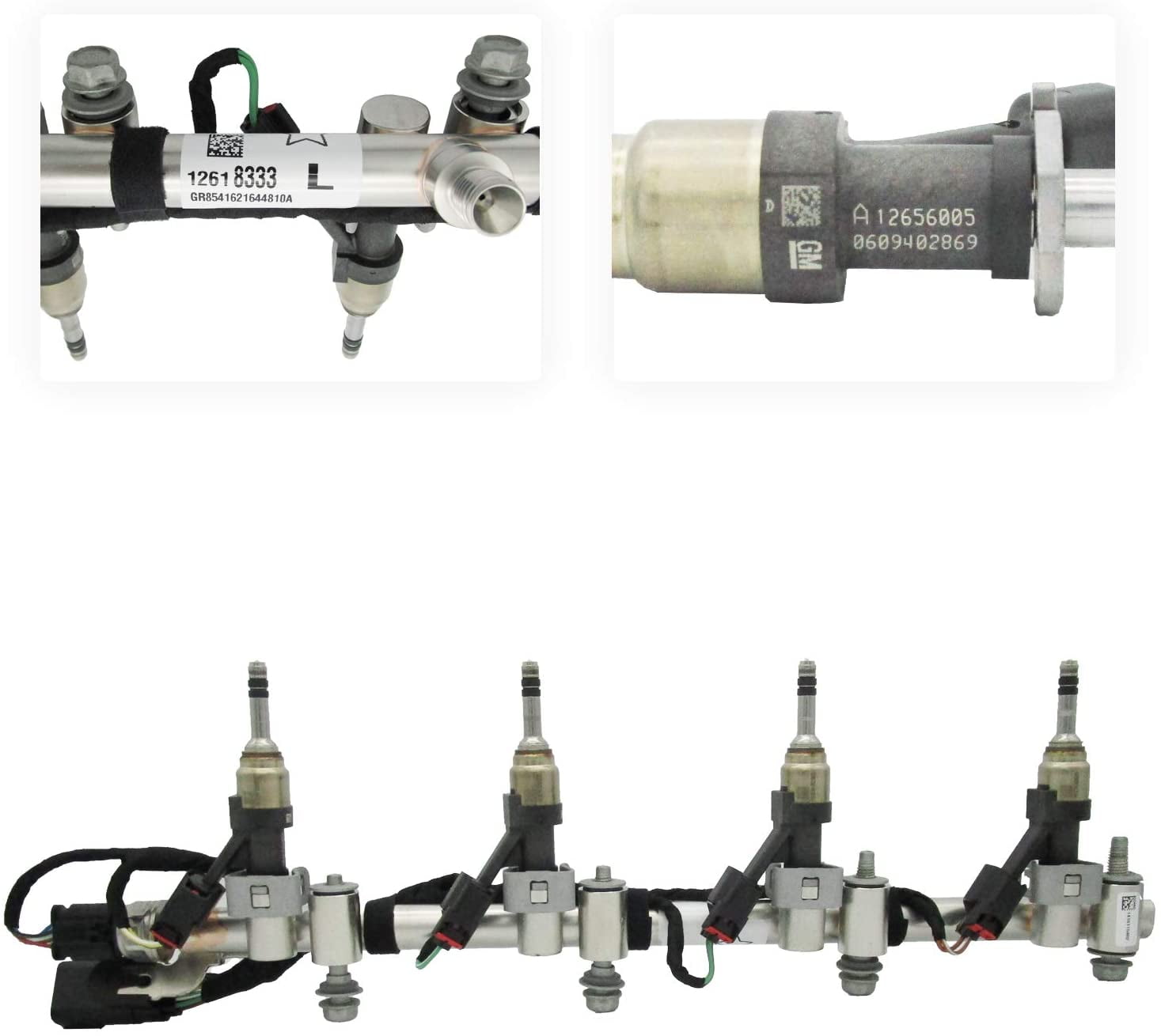 OEM Fuel Injection Assembly 12687244, Fuel Rail Injectors with Sensor ...
