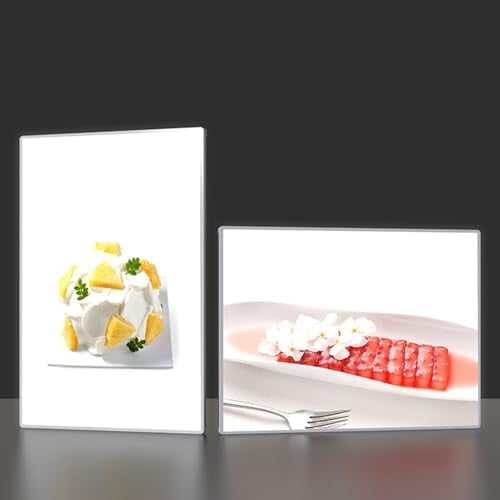 AD.HOOMAI Slim LED Light Box Graphics Effortless Plug-in Advertising ...