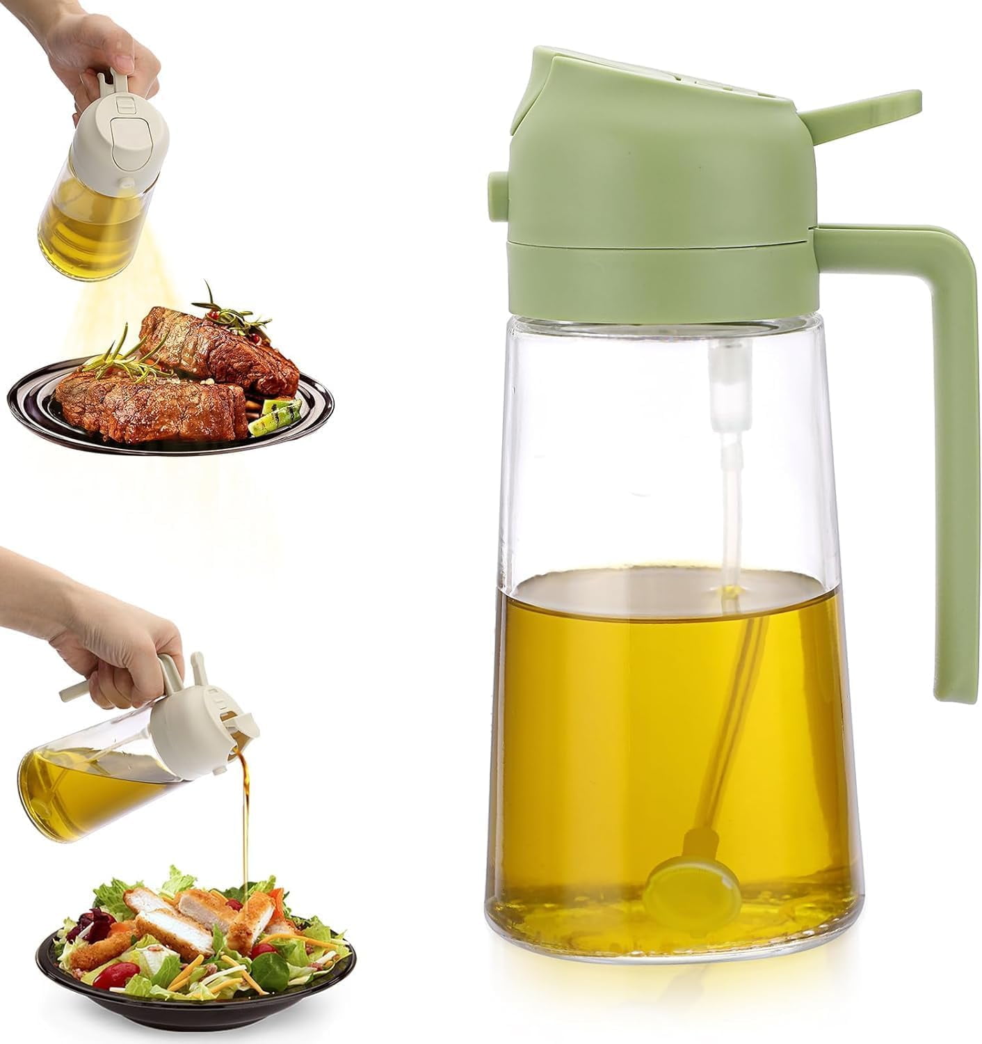 AD MAT Oil Dispenser Mist Spray Bottle CookingBaking Tool Accessories ...