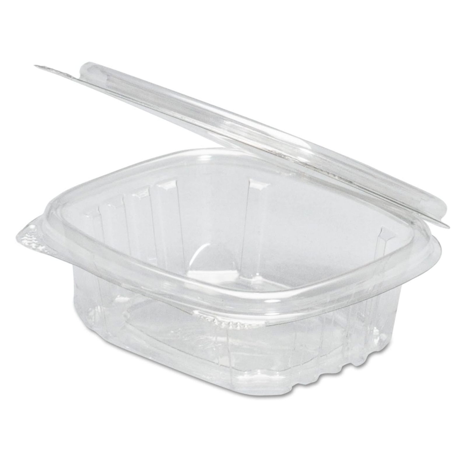 AD08 Hinged Lid 1 Compartment Plastic Containers, 8 Ounce (AD08GP ...