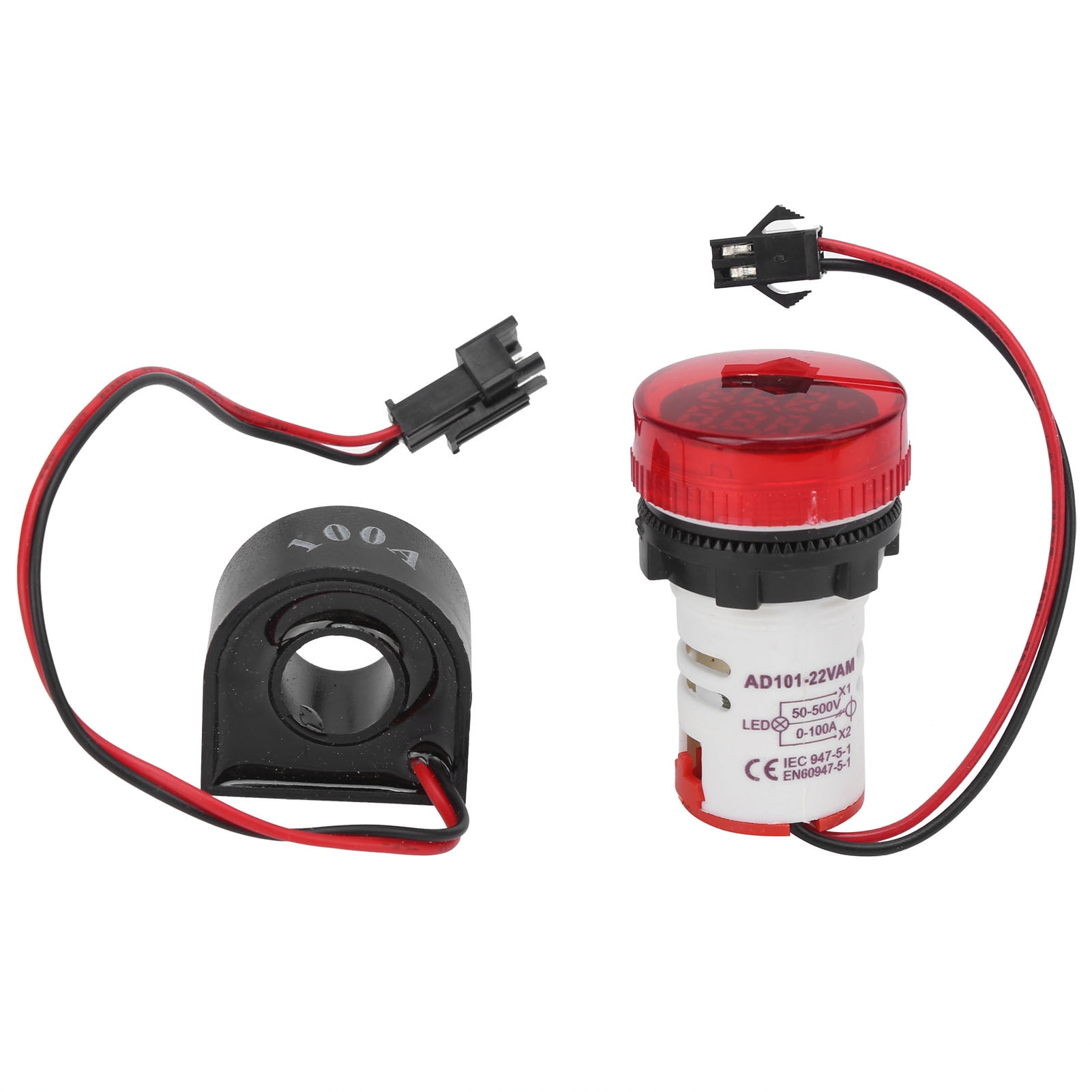 AD101‑22VAM Indicator Light Voltage Current Dual Display Indicator AC50 ...