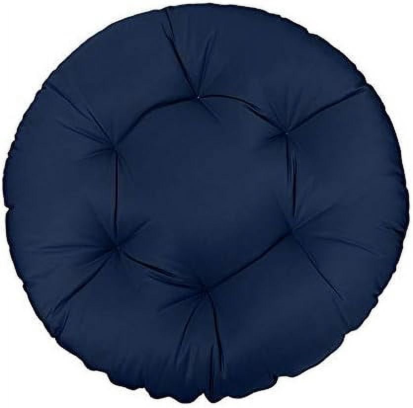 AD101 48" x 6" Round Papasan Ottoman Cushion 12 Lbs Fiberfill Polyester ...
