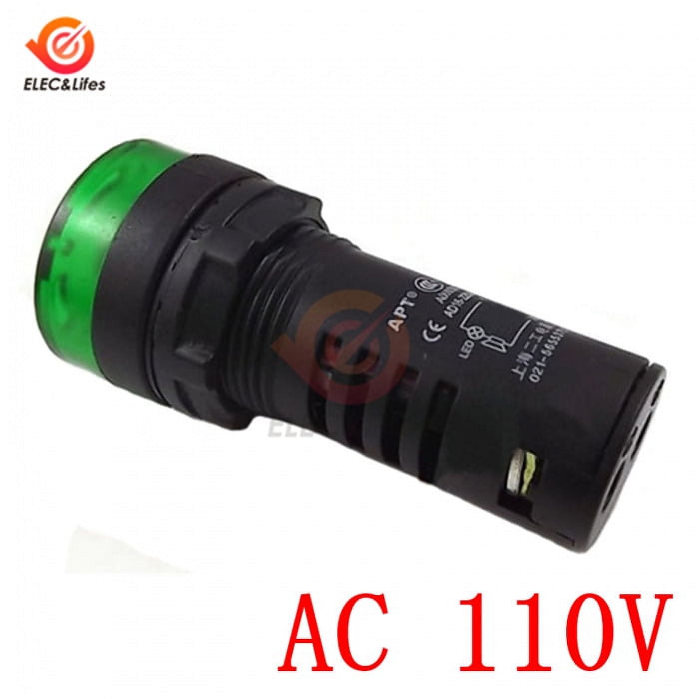 AD16-22SM Flash LED Active Buzzer Beep Alarm Indicator DC 12V 24V AC ...