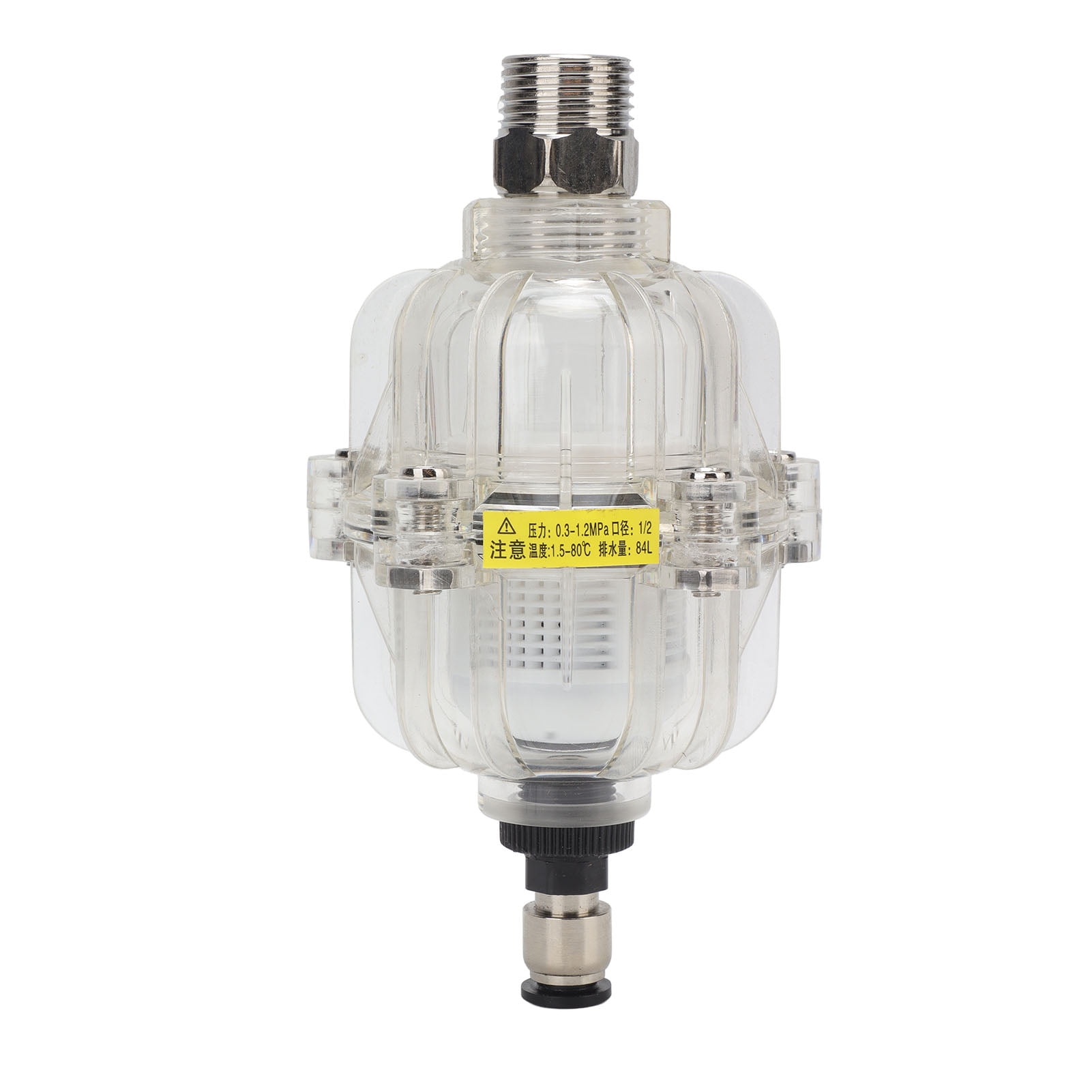 AD400 Transparent Air Compressor Filter 1/2in Oil Water Separator ...