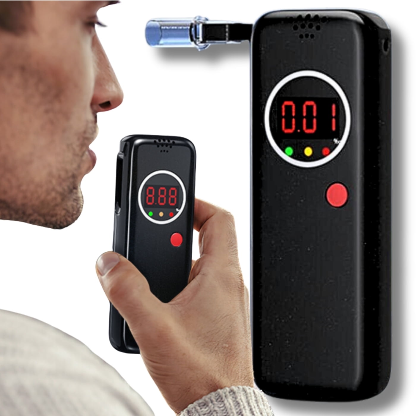 AD6000 Car Alcohol Tester Detector Electronic Precision Mouth ...