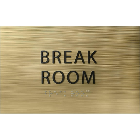 6" X4" Exam Room 5 Sign- Tactile Graphics Grade 2 Braille Text | Modern ...