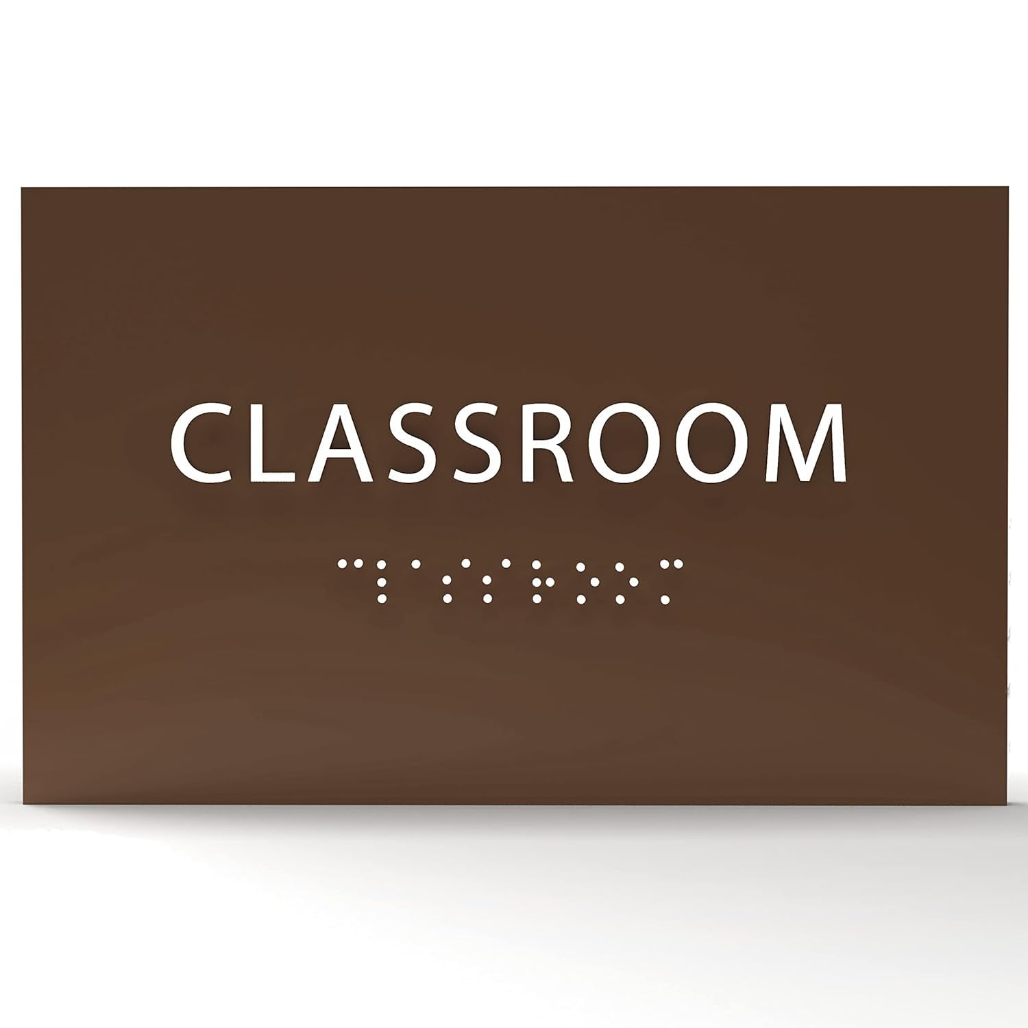ADA CENTRAL SIGNS - 6" X4" Classroom Sign - ADA Compliant Tactile ...