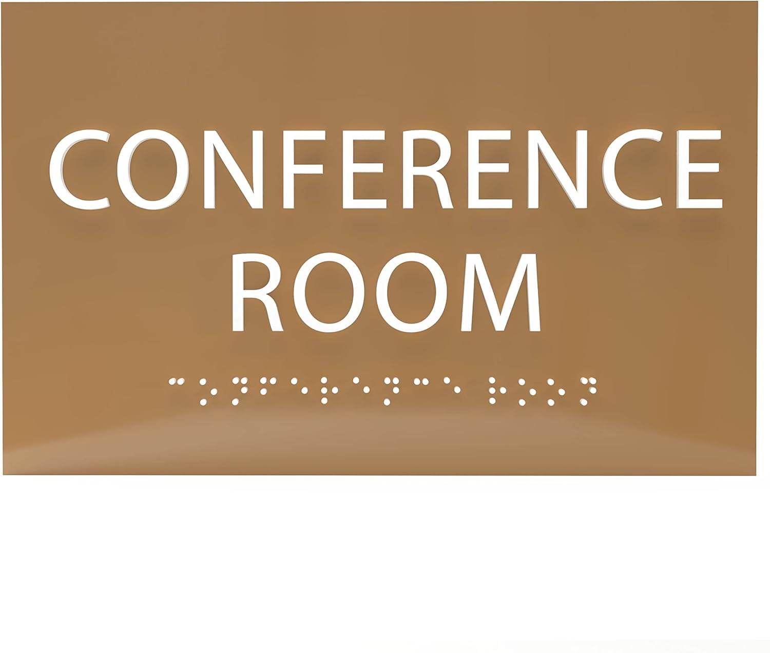 ADA CENTRAL SIGNS - 6" X4" Conference Room Sign - ADA Compliant Tactile ...