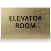 Elevator Equipment Room Sign