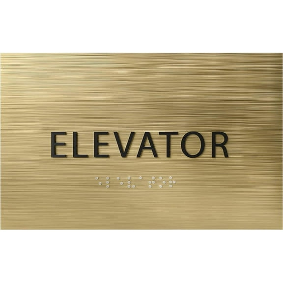 6" X4" Office Sign- Tactile Graphics Grade 2 Braille Text | Modern ...