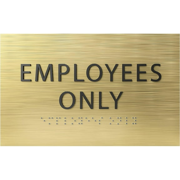 ADA CENTRAL SIGNS - 6" X4" Kitchen Sign - ADA Compliant Tactile ...