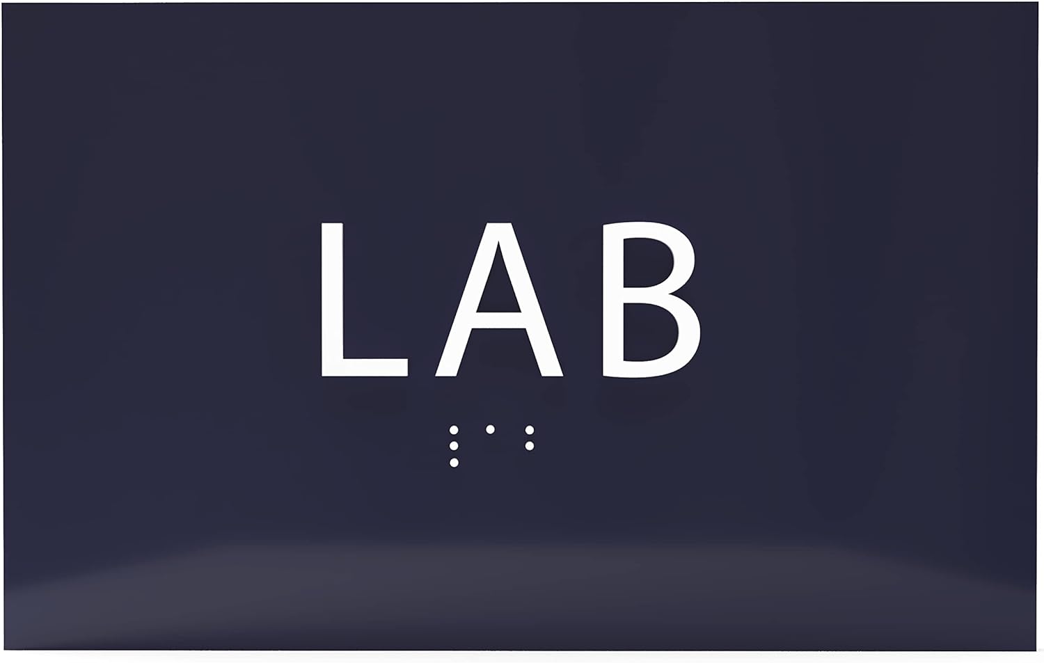 ADA CENTRAL SIGNS - 6" X4" Lab Sign - ADA Compliant Tactile Graphics ...