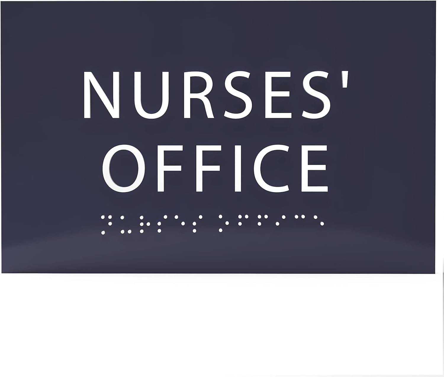 ADA CENTRAL SIGNS - 6" X4" Nurse’s Office Sign - ADA Compliant Tactile ...
