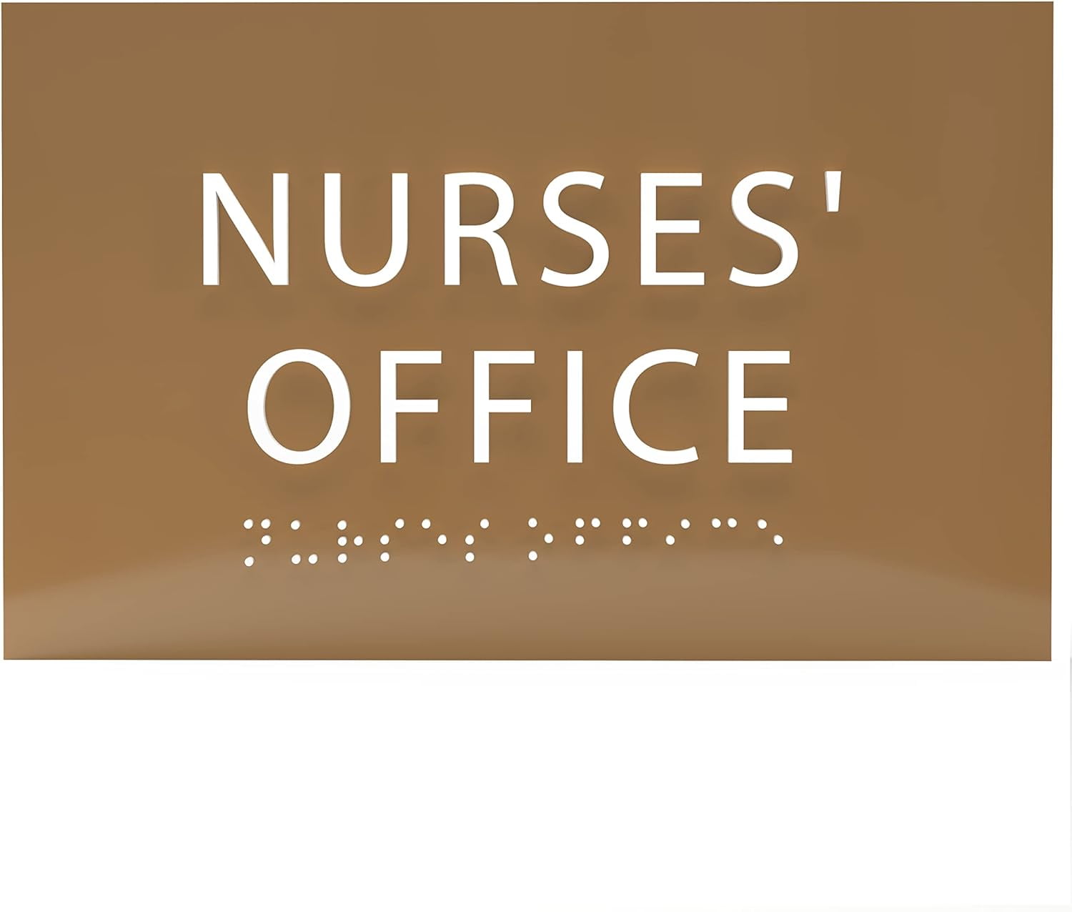 ADA CENTRAL SIGNS - 6" X4" Nurse’s Office Sign - ADA Compliant Tactile ...