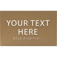 ADA CENTRAL SIGNS - 6" X4" Personalized Custom Sign- Tactile Graphics ...