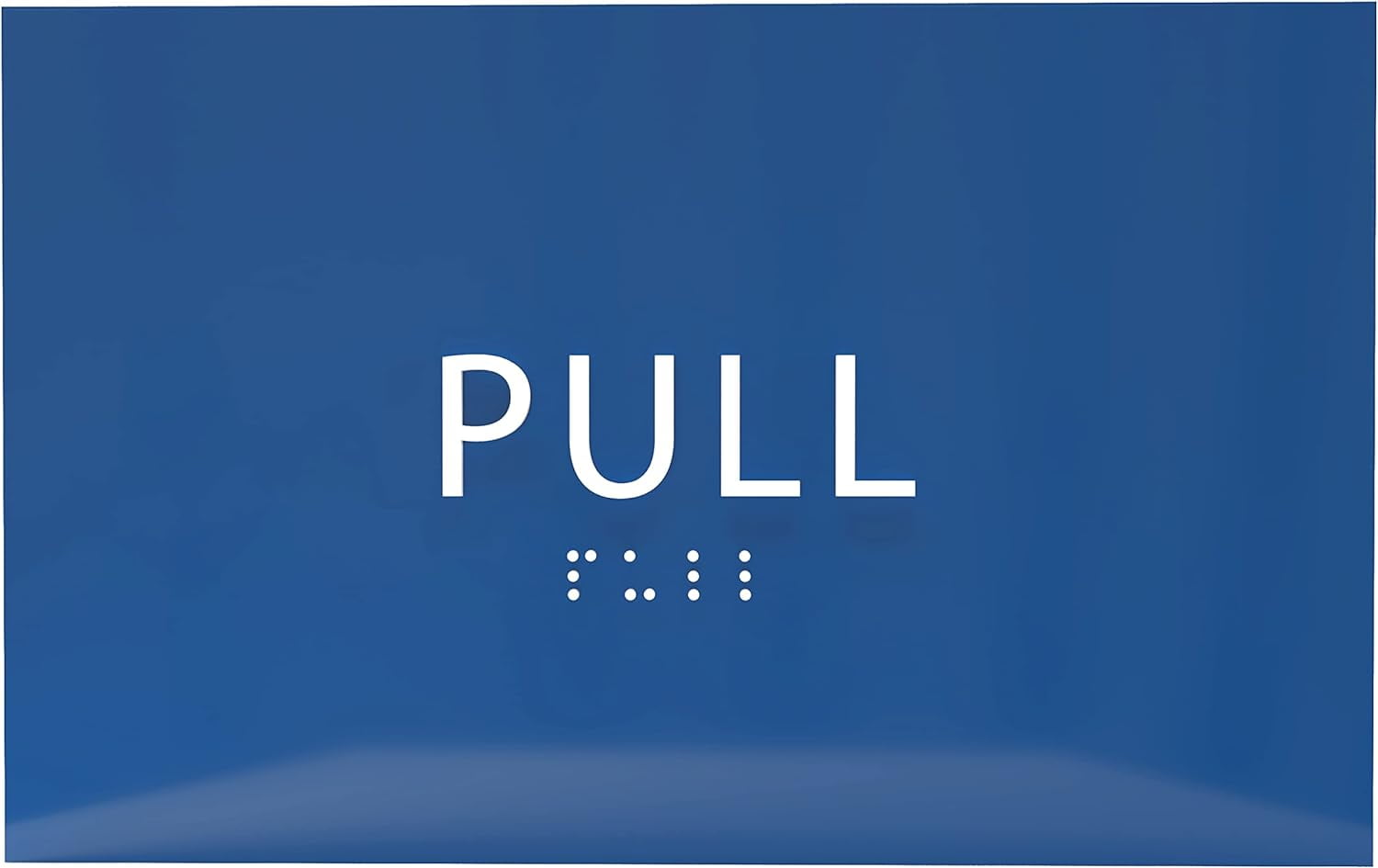 ADA CENTRAL SIGNS - 6" X4" Pull Sign - ADA Compliant Tactile Graphics ...