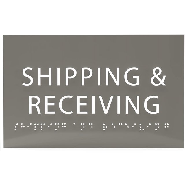 ADA CENTRAL SIGNS - 6" X4" Shipping and Receiving Sign - ADA Compliant ...