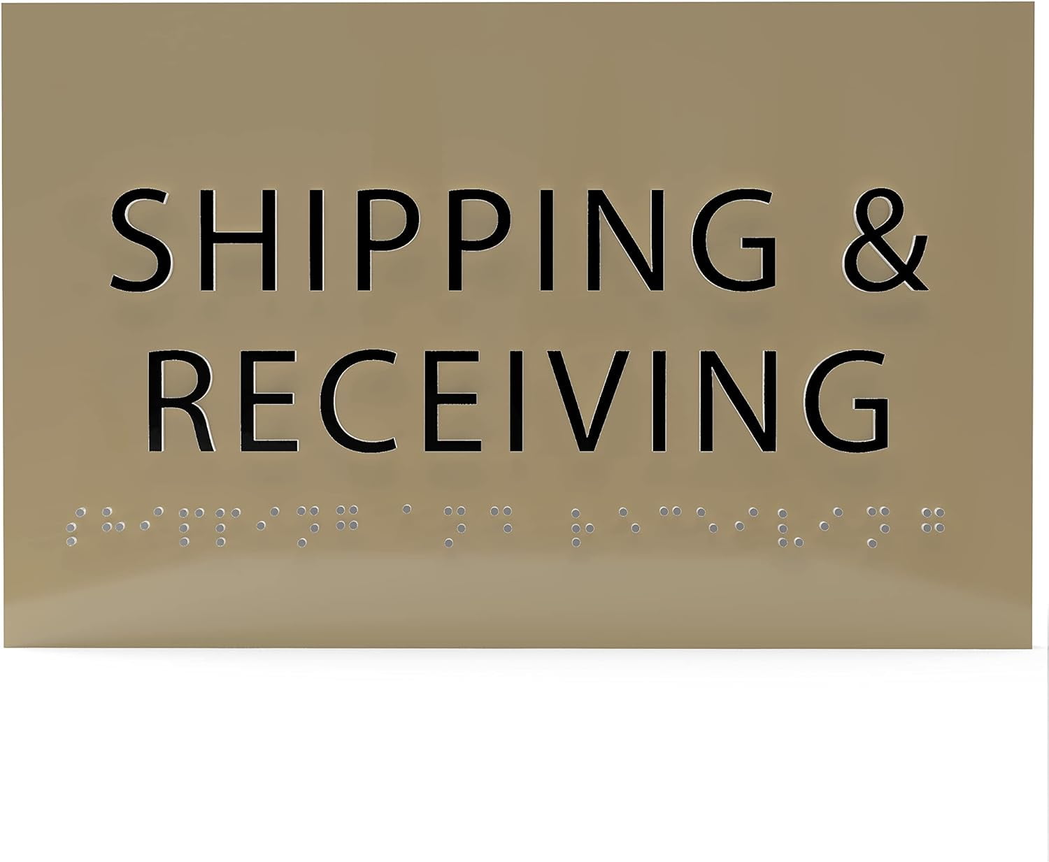 ADA CENTRAL SIGNS - 6" X4" Shipping and Receiving Sign - ADA Compliant ...