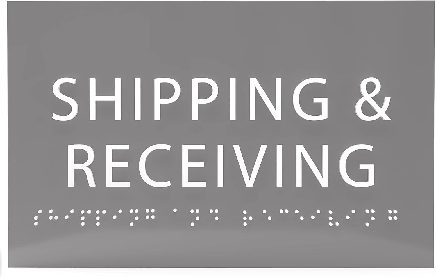 ADA CENTRAL SIGNS - 6" X4" Shipping and Receiving Sign - ADA Compliant ...